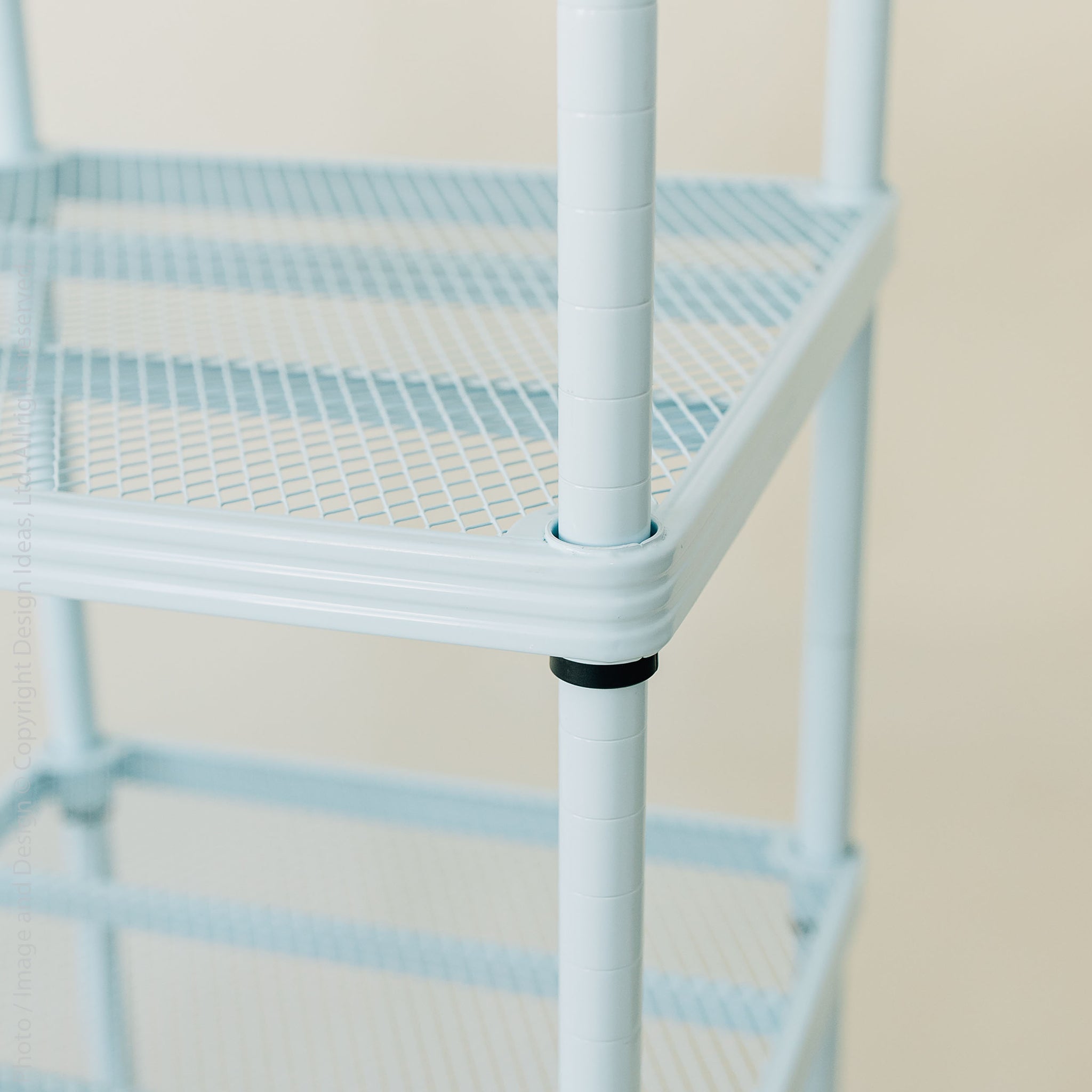 MeshWorks® epoxy coated steel narrow shelving unit, 6 tier – Design Ideas