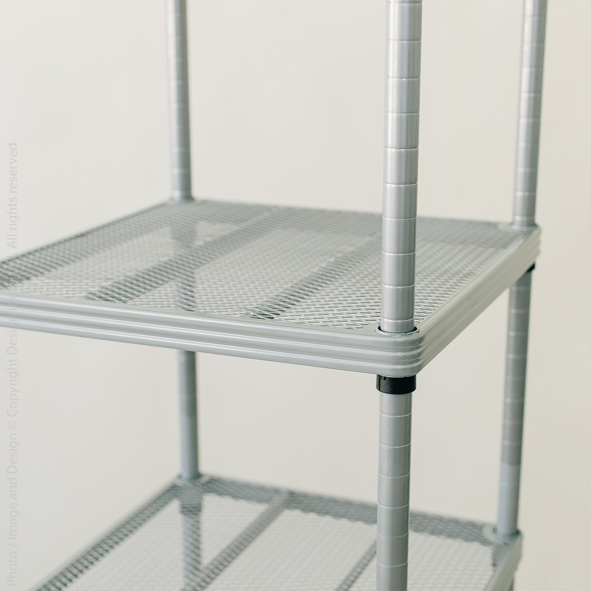 MeshWorks® epoxy coated steel narrow shelving unit, 6 tier – Design Ideas