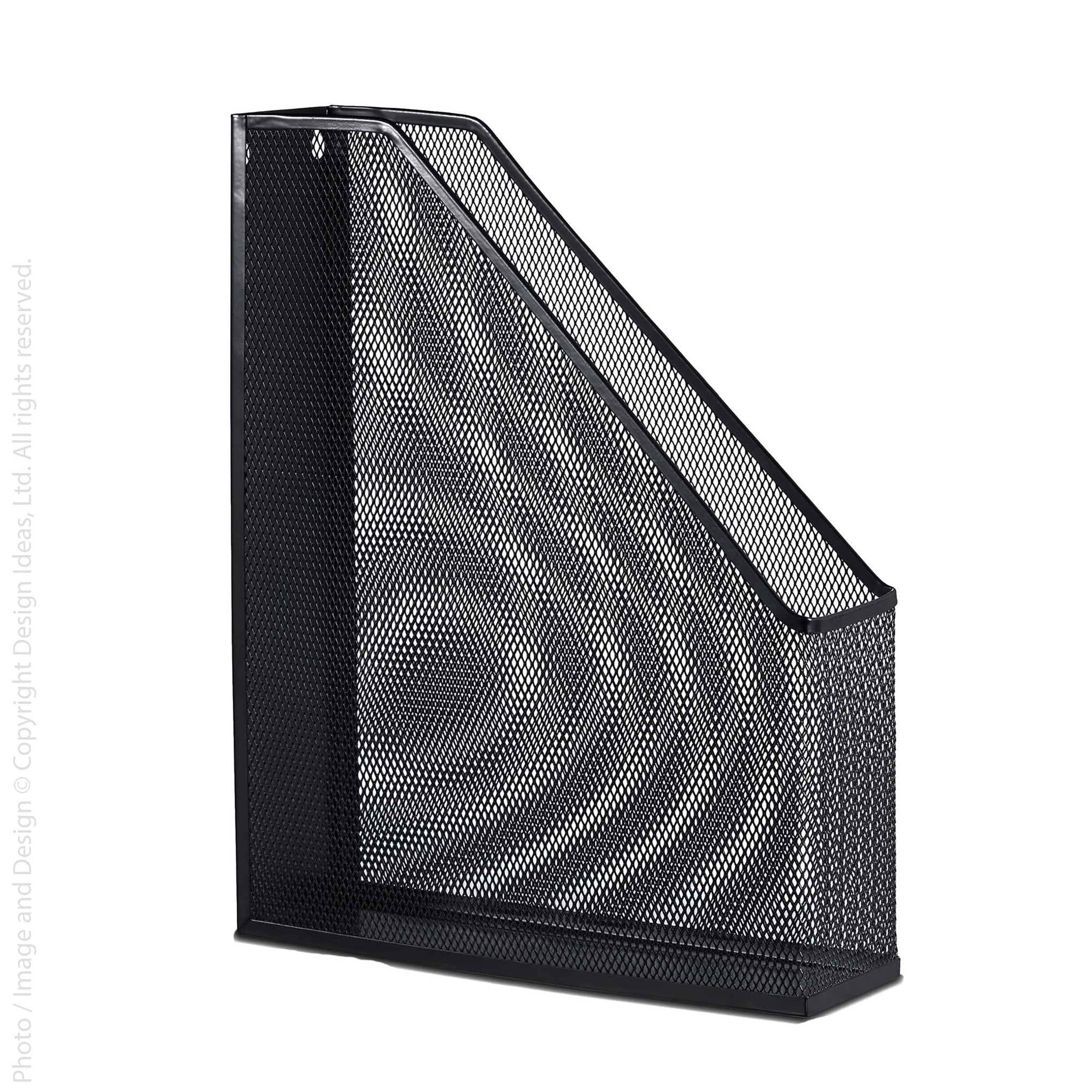 MeshWorks® epoxy coated iron magazine file – Design Ideas